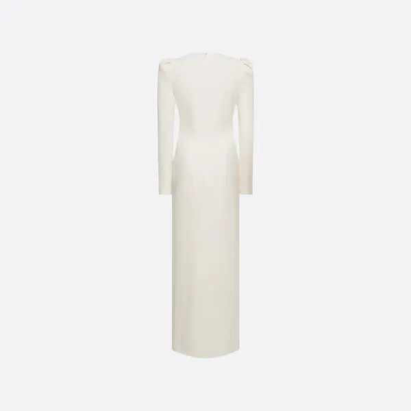 Alessandra Rich Bow-detail Puff-sleeve Dress