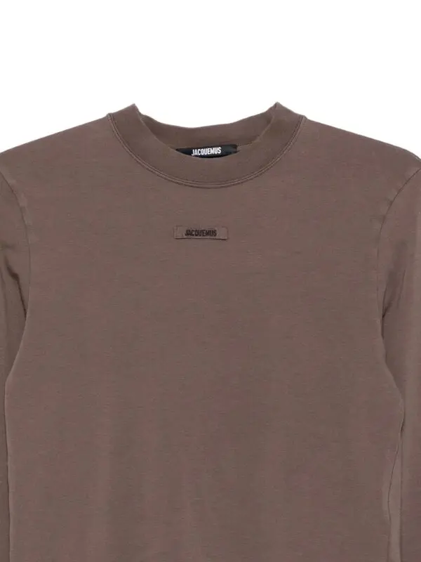 Jacquemus Long Sleeve Logo T-shirt