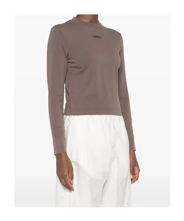Jacquemus Long Sleeve Logo T-shirt