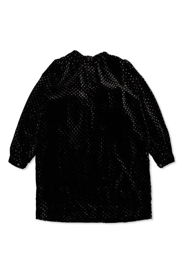 Bonpoint Long-sleeved Polka Dot Dress