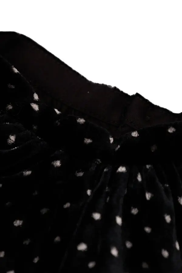 Bonpoint Long-sleeved Polka Dot Dress