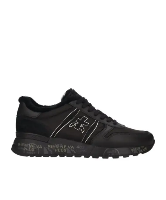 Premiata Round Toe Lace-up Sneakers