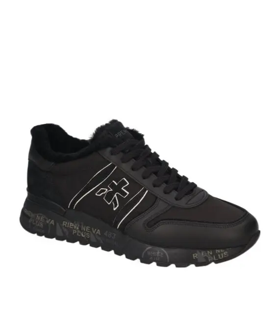 Premiata Round Toe Lace-up Sneakers