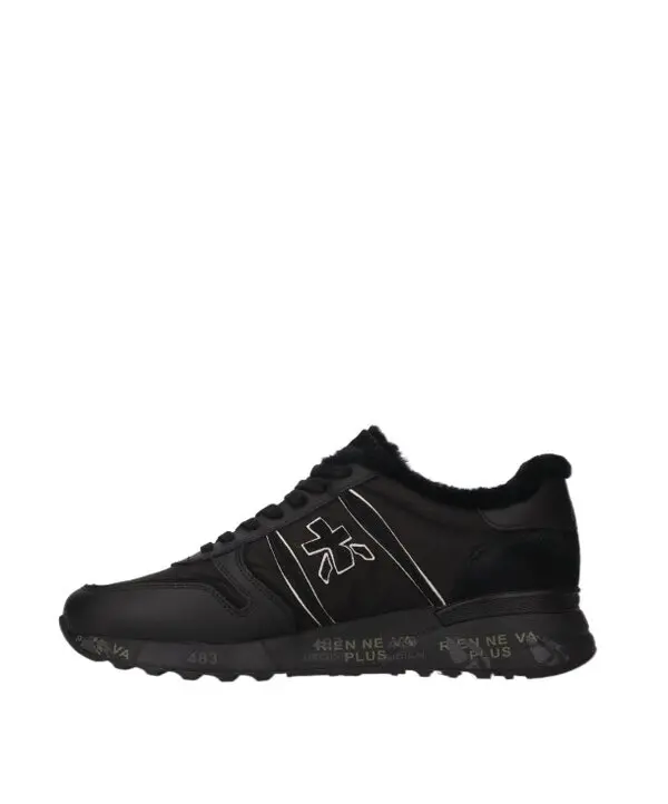 Premiata Round Toe Lace-up Sneakers