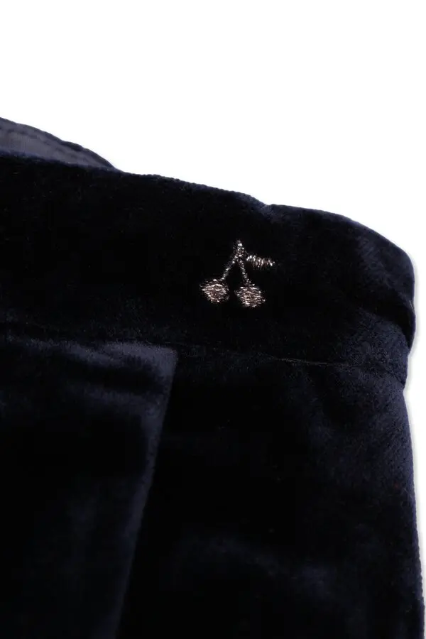 Bonpoint Pleated Velvet Shorts