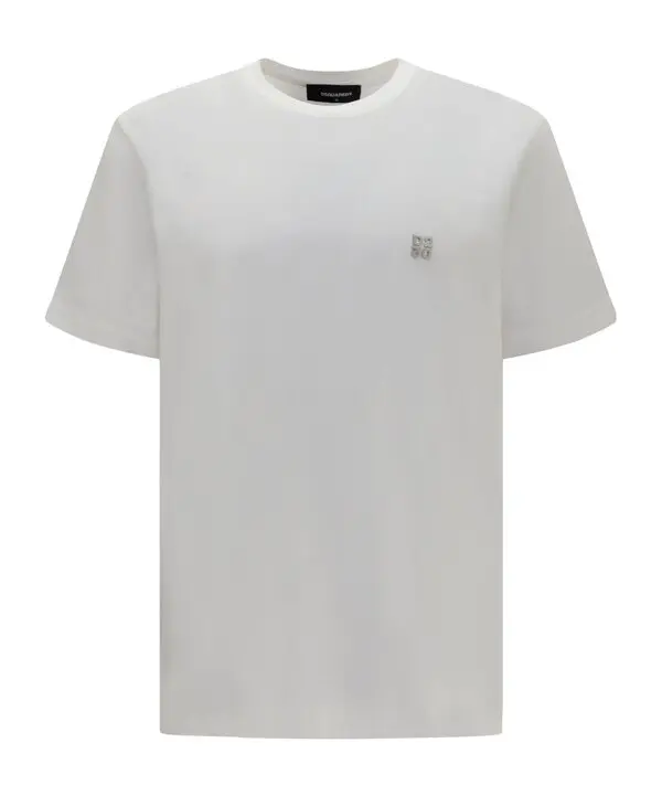 Dsquared2 Metal Cotton T-shirt - White