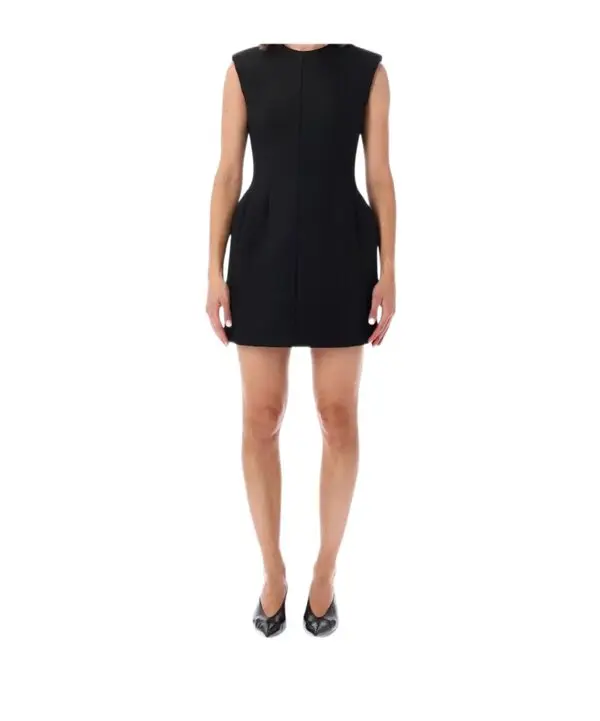 THE FRANKIE SHOP Sleeveless Pleated Mini Dress