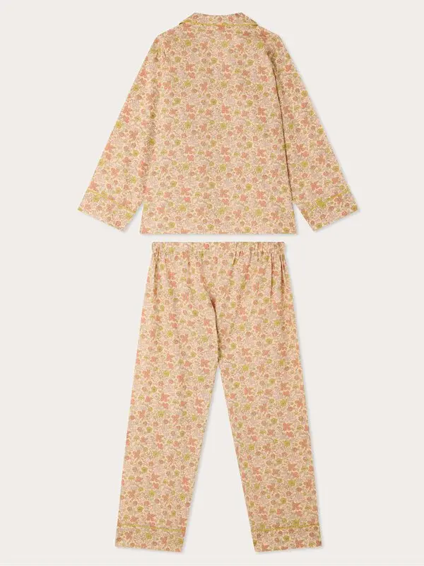 Bonpoint Dormeur Shirt Pyjamas In Liberty Organic Cotton Fabric