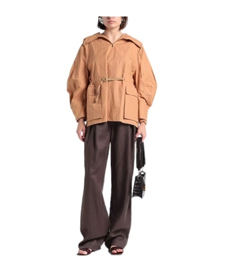 Jacquemus Long Sleeve Hooded Trench Coat