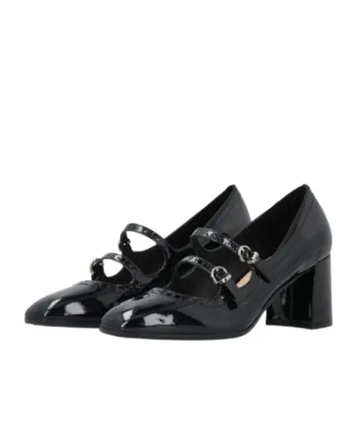 Pinko Patent-finish Brogue-detail Pumps