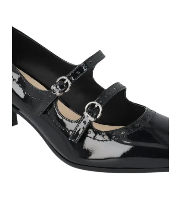 Pinko Patent-finish Brogue-detail Pumps