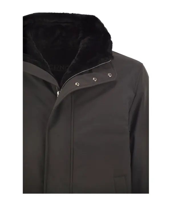 Herno Hooded Parka With Concealed Fastening