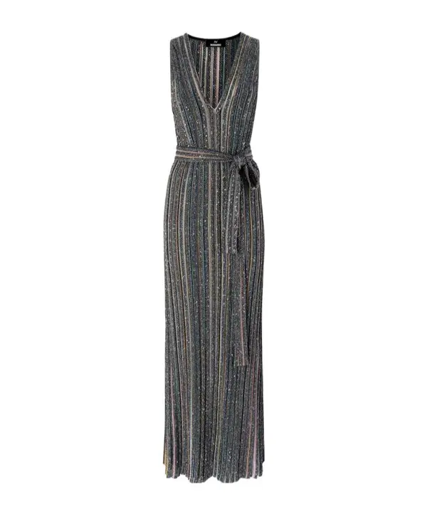 Missoni Sequin-embellished Striped Maxi Dress