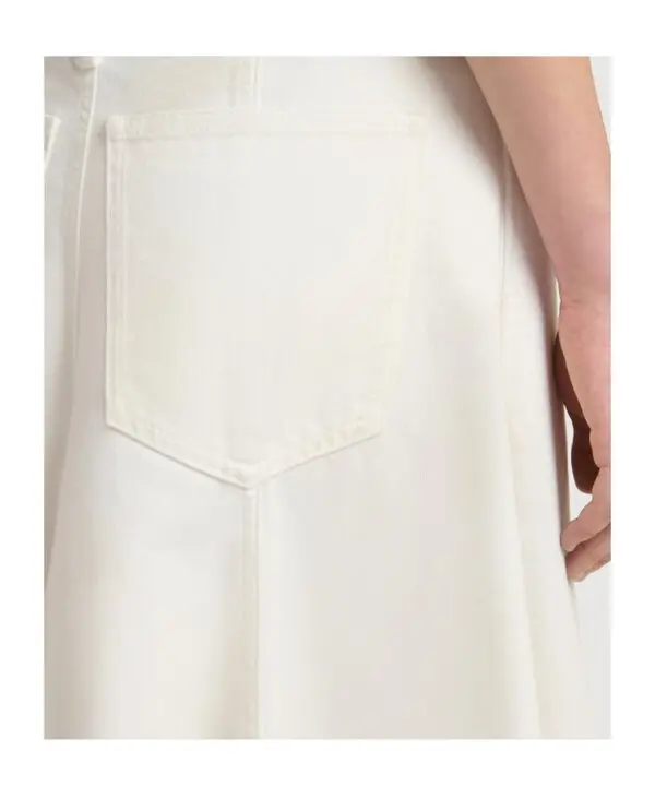 Marni Flared Denim Midi Skirt