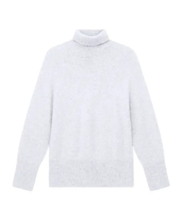 Giorgio Armani Oversized Turtleneck Sweater In Pure Cashmere Jersey