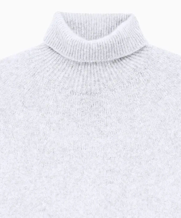 Giorgio Armani Oversized Turtleneck Sweater In Pure Cashmere Jersey