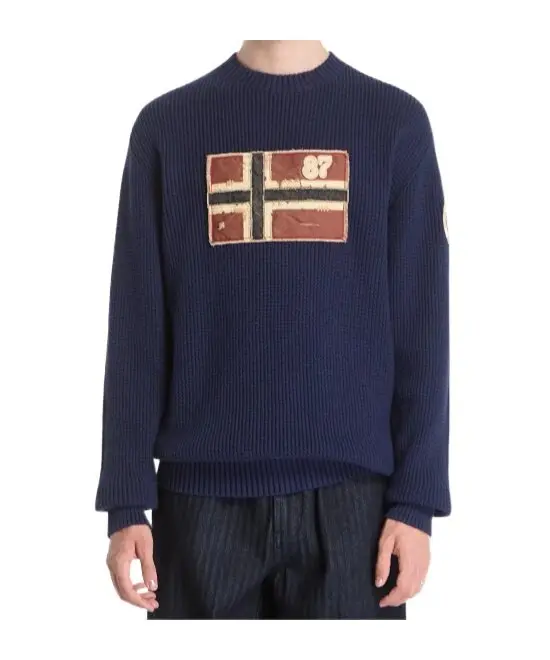 NAPAPIJRI Logo Patch Knitted Sweater