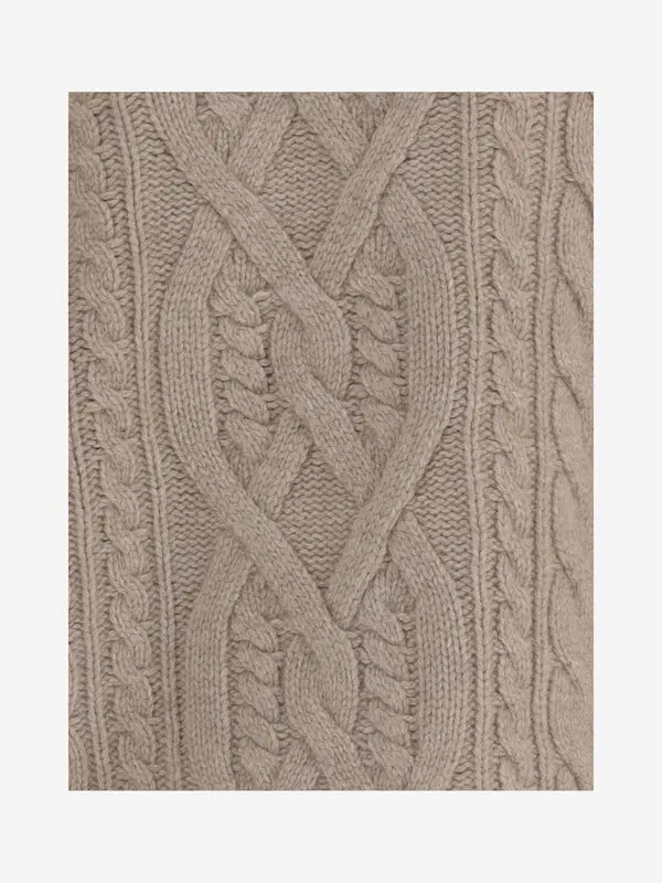 Vince Cable-knit Crew Neck Knitted Sweater