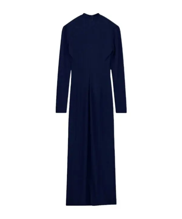 Giorgio Armani Long-sleeved Dress With Front Knot Detail