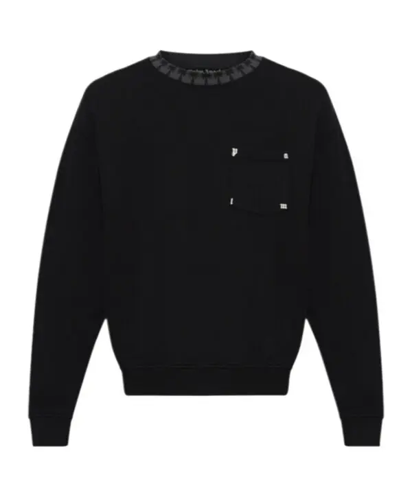 Palm Angels Long-sleeve Sweatshirt With Chest Pocket