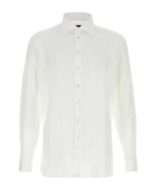 Giorgio Armani Classic Long-sleeve Shirt - White