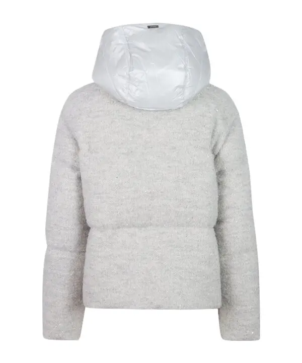 Herno Sequin-embellished Hooded Padded Jacket