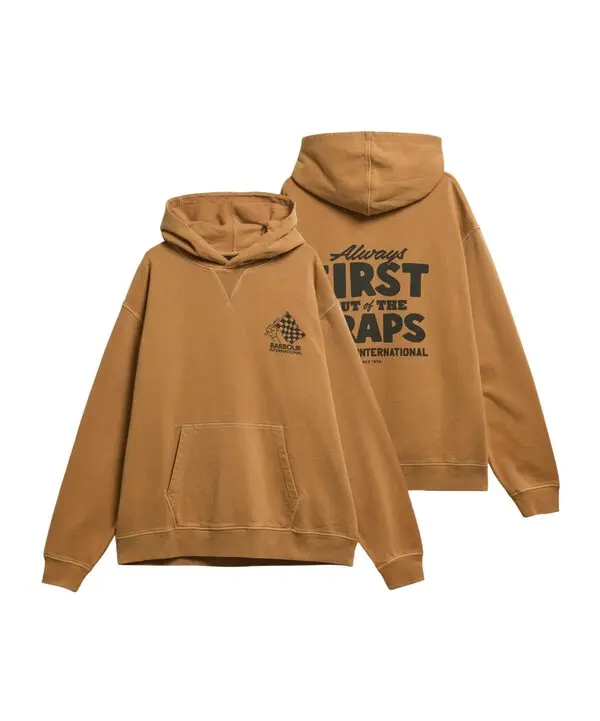 Barbour Printed Hooded Sweatshirt