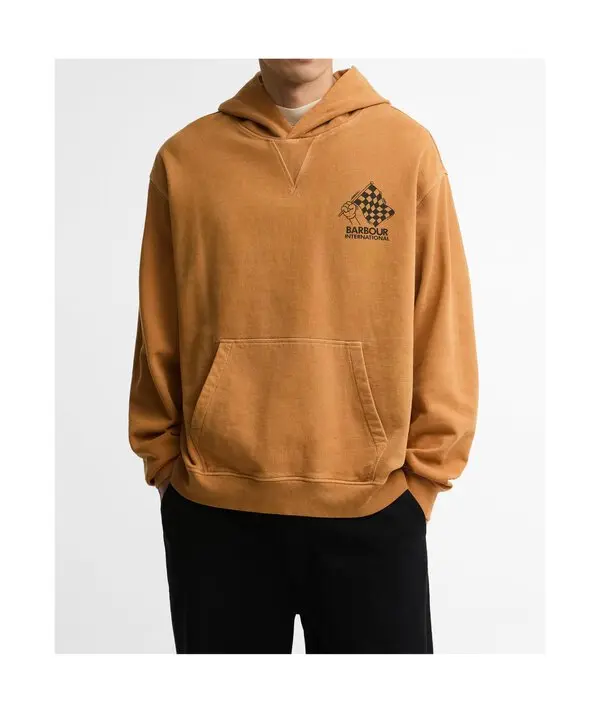 Barbour Printed Hooded Sweatshirt
