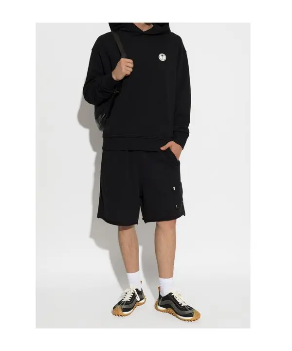 Palm Angels Long-sleeve Hooded Sweatshirt With Logo Patch