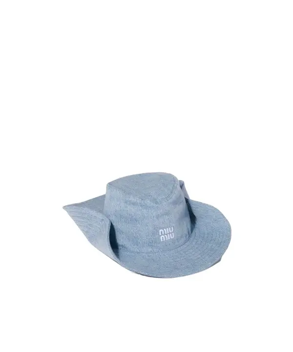 Miu Miu Logo Cowboy Hat