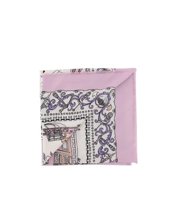 FERRAGAMO Printed Rectangular Scarf
