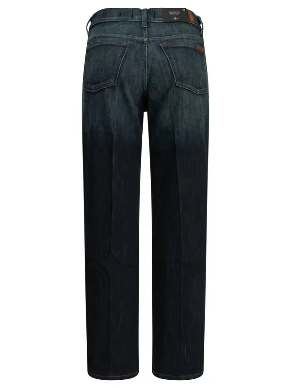 7 For All Mankind Stovepipe Flared-leg Jeans