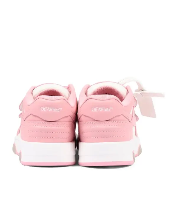 Off-White Round Toe Velcro Sneakers