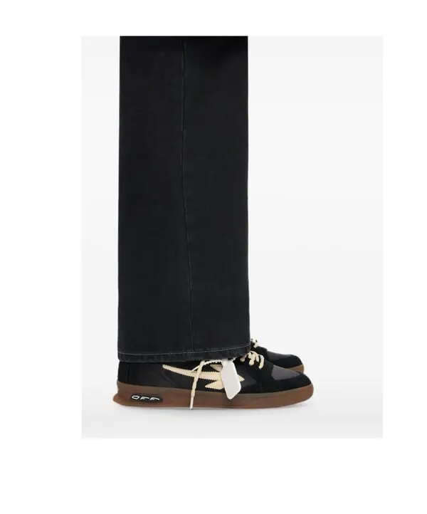 Off-White Lace-up Low-top Casual Sneakers - Multicolor