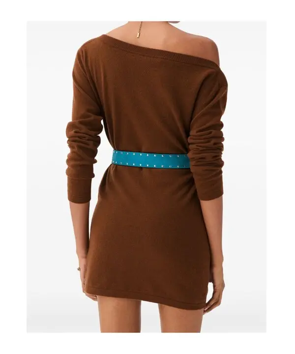 Versace Cashmere Knit Mini Dress
