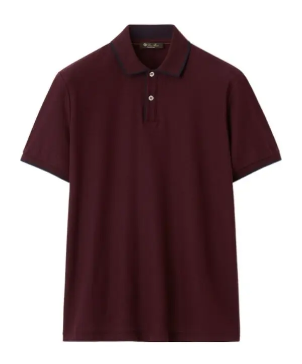 Loro Piana Brentwood Polo - Grape Peel