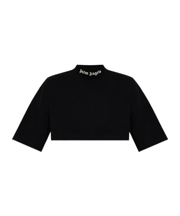 Palm Angels Logo Cropped T-shirt