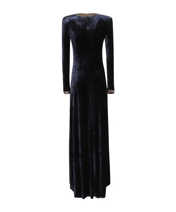 Ralph Lauren Nancie Long Sleeve Gown Dress