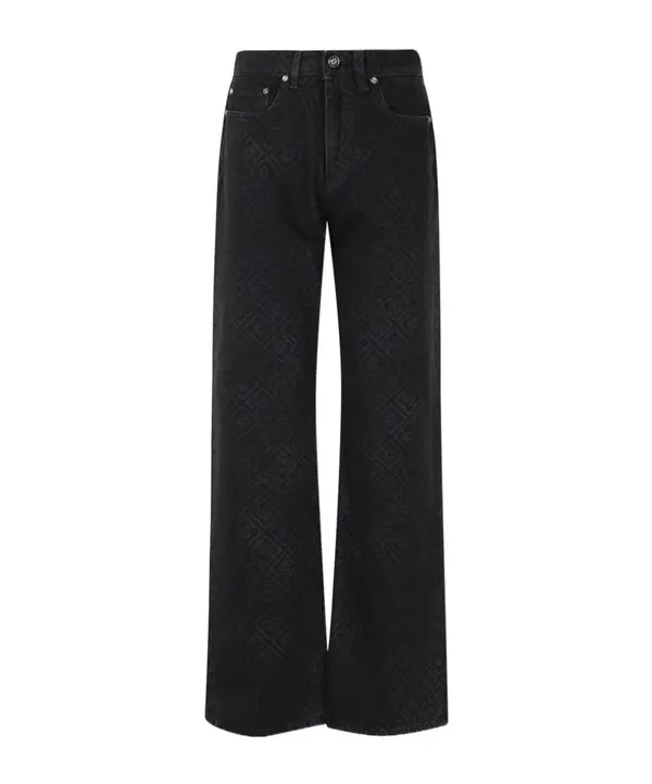 Casablanca Geometric Pattern Loose-fit Jeans