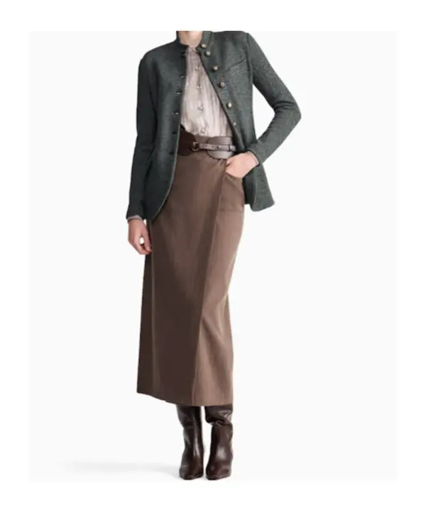 Giorgio Armani Long Wrap Skirt