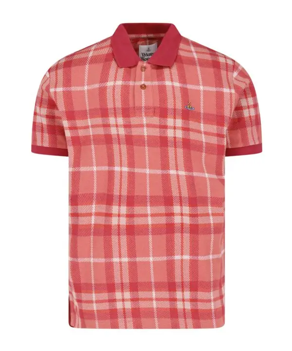 VIVIENNE WESTWOOD Checked Polo Shirt - Red