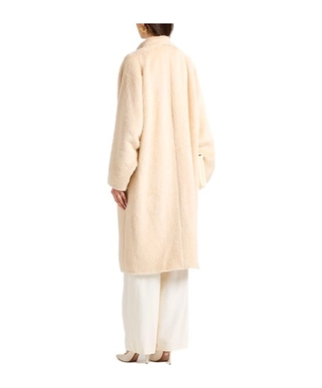 Max Mara Single-breasted Brushed-felt Coat
