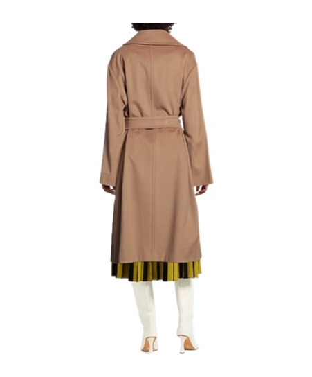 Max Mara Long Belted Wool Coat