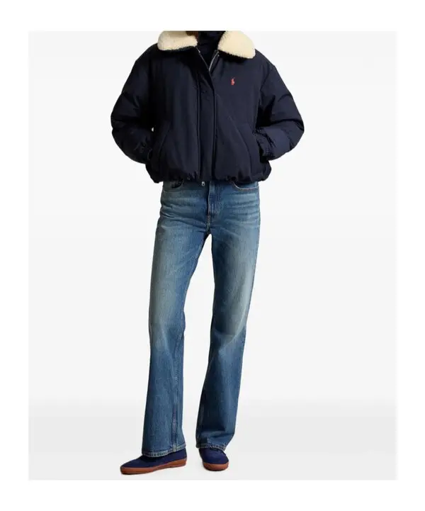 Polo Ralph Lauren Logo Embroidered Water-resistant Down Puffer Jacket