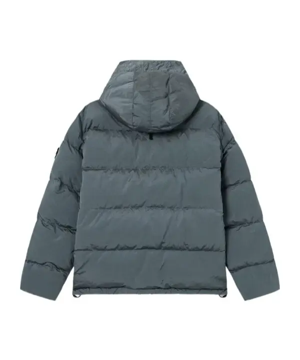 Stone Island Padded Hooded Jacket - Ashes