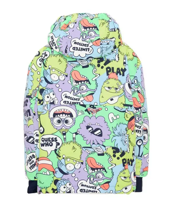 BILLIEBLUSH Graphic Print Parka Coat