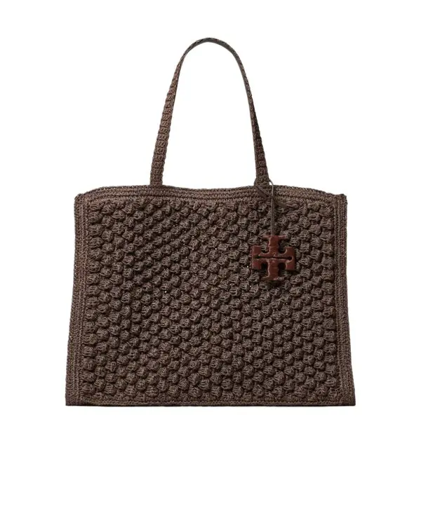Tory Burch Large Ella Hand-crocheted Popcorn Tote Bag