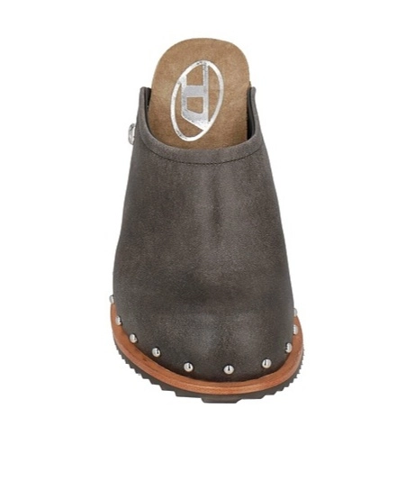DIESEL® Embellished Round Toe Mules