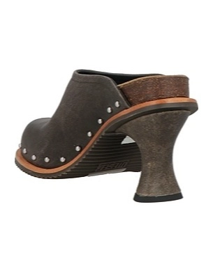 DIESEL® Embellished Round Toe Mules