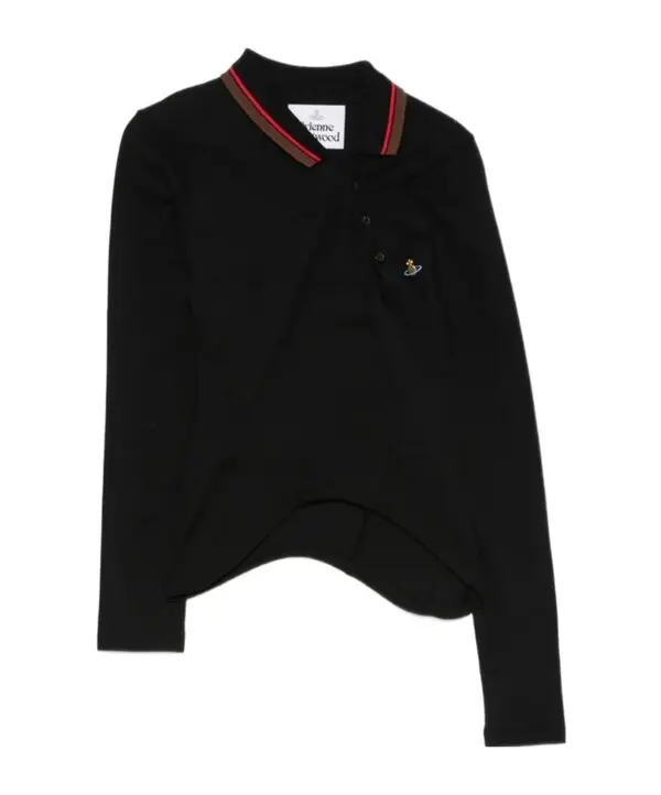 VIVIENNE WESTWOOD Glory Polo Shirt - Black